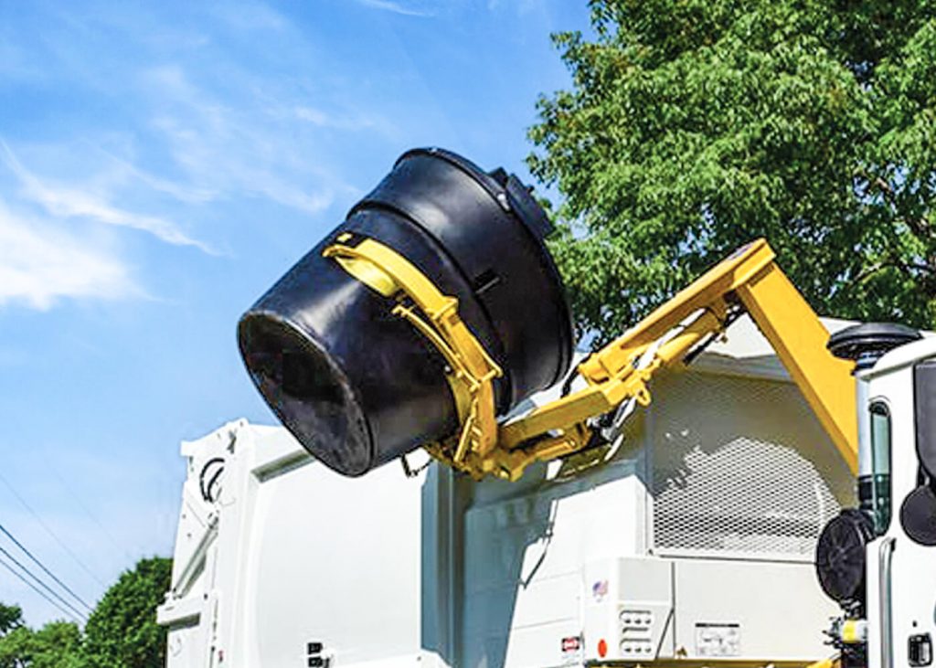 Rapid Rail Side Load Garbage Trucks - Durable Sideload Trash Trucks