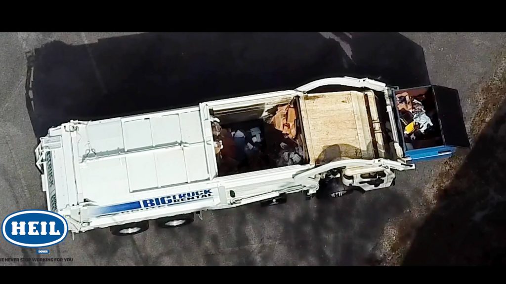 Half/Pack Front Load Garbage Trucks - Frontload Trash Trucks - Heil