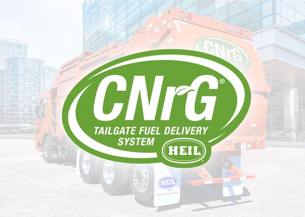 CNrG CNG Frontload Garbage Trucks - CNG Front Load Tailgate