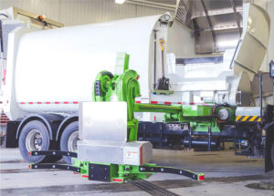 RevAMP Electric Side Load Garbage truck - Heil